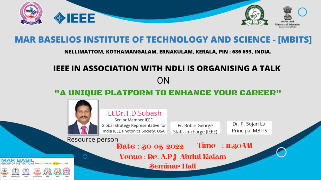 IEEE – A UNIQUE PLATFORM TO ENHANCE YOUR CAREER – MBITS