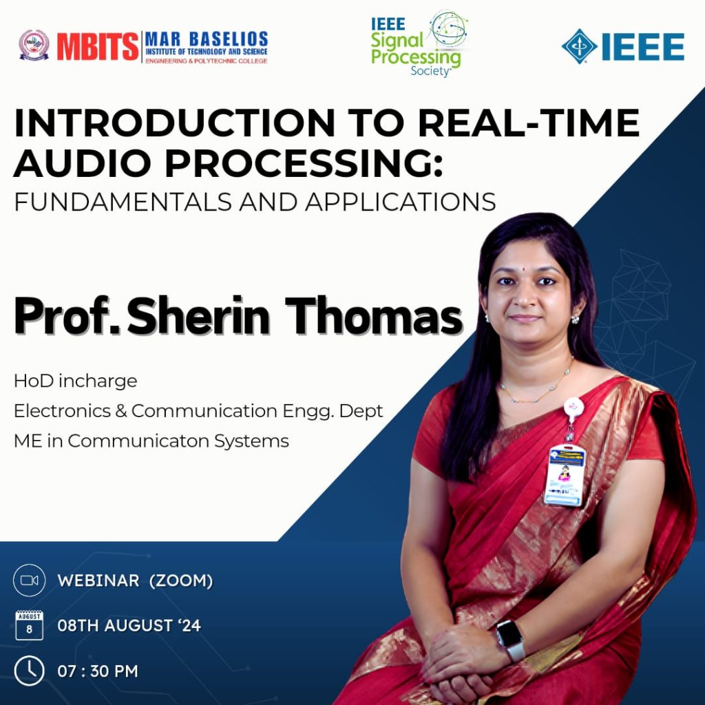 INTRODUCTION TO REAL-TIME AUDIO PROCESSING :FUNDAMENTALS AND APPLICATION – MBITS