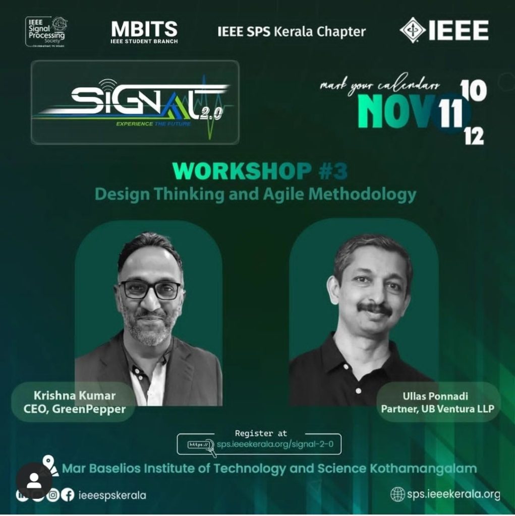 WORKSHOP ON DESIGN THINKING AND AGILE METHODOLOGY – MBITS