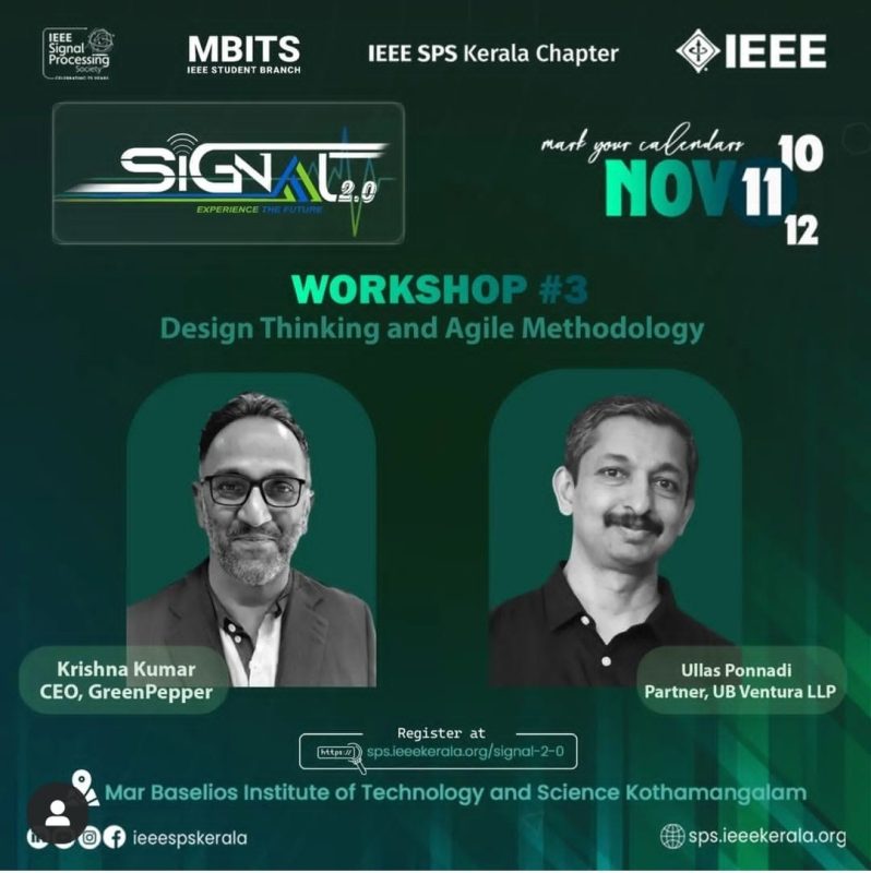 WORKSHOP ON DESIGN THINKING AND AGILE METHODOLOGY – MBITS