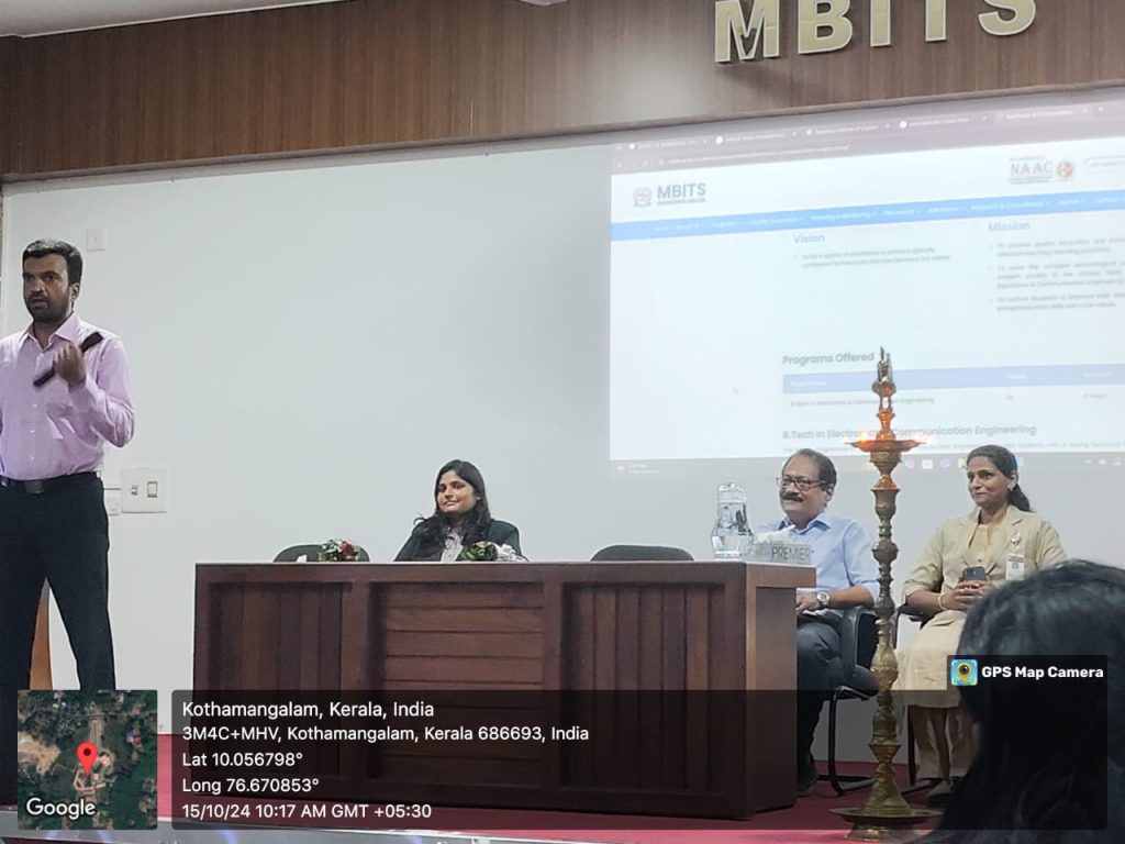 TECHNICAL TALK FOR B.TECH ECE & EEE STUDENTS - MBITS