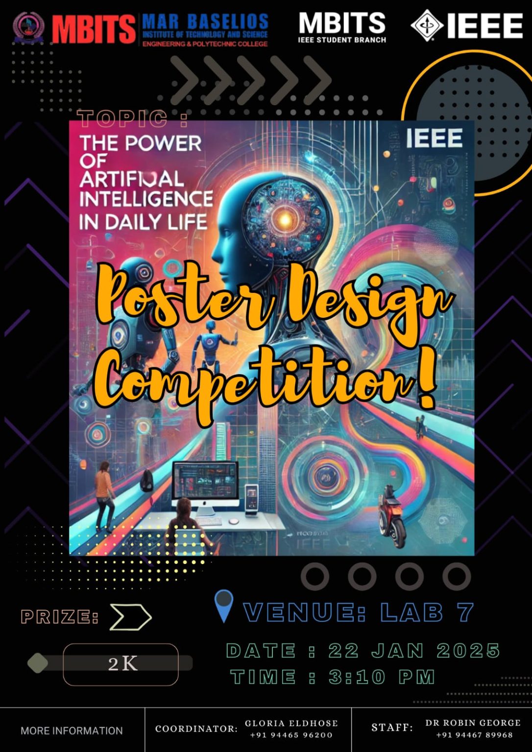 POSTER DESIGN COMPETITION USING CANVA - MBITS