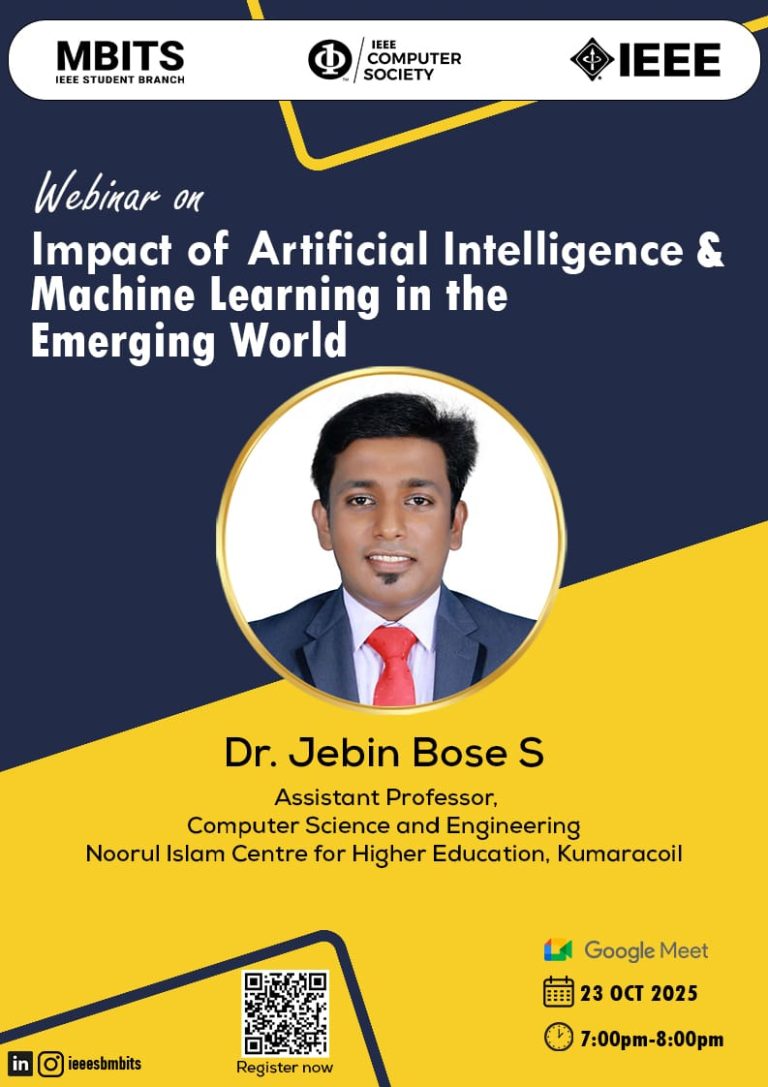 Impact of Artificial Intelligence & Machine Learning in the Emerging World - MBITS