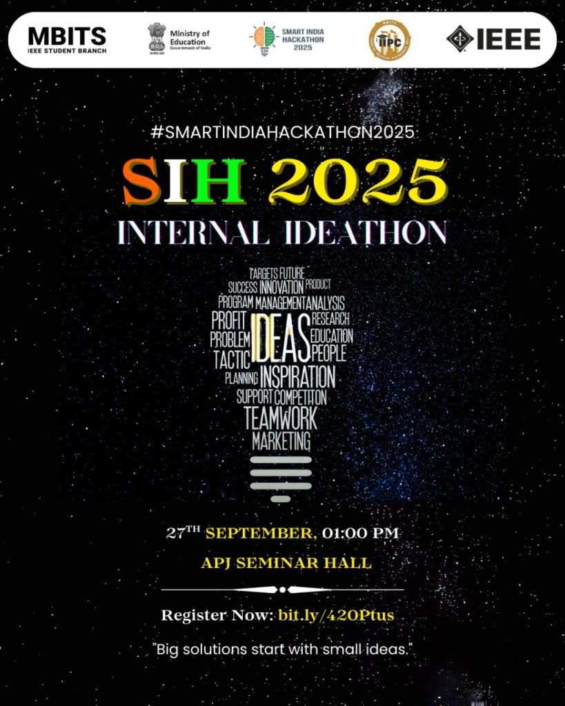 SIH 2025 INTERNAL IDEATHON - MBITS